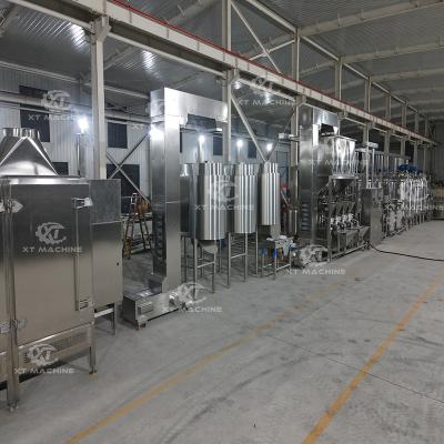 Китай Линия производства арахисовой пасты производительностью 2000 кг/ч. Высокая эффективность. Полностью автоматическая. Применяется управление по программе ПЛК, простота в эксплуатации. продается