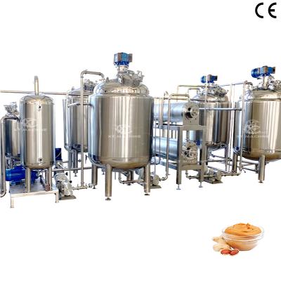 China Peanut Butter Blending Tank High Quality Heating and Insulation Mixing Tank Industrial Emulsifying Mixing tank for sale