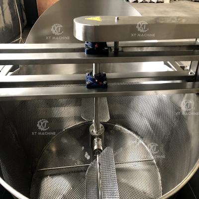 Cina Friggitrice automatica per lotti di mandorle e arachidi con scarico, per arachidi, fagioli e noci verniciata a polvere in vendita