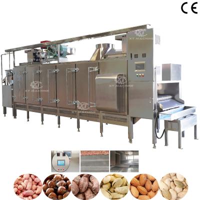 China Small Scale Nut Roasting Machine Food Grade Peanut Hazelnut Almond Baking Machine Suitable for Food Processing Plants for sale