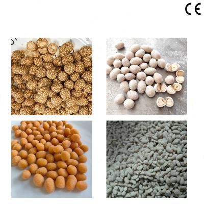 China High Efficiency Three-station Automatic Cashew Nut And Melon Seed Kernel Coating Machine for sale