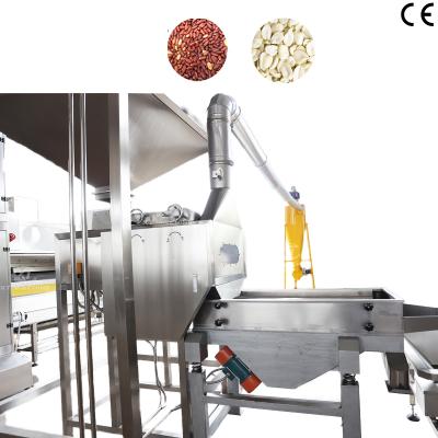 China 500kg/h SS304 Peanut Slitting and Blanching Machine With CE Certification for Food Processing Plants for sale