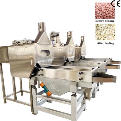 China SS304 Split Peanut Kernel Blanching Machine with 500kg/h-1000kg/h for Food Processing Plant for sale