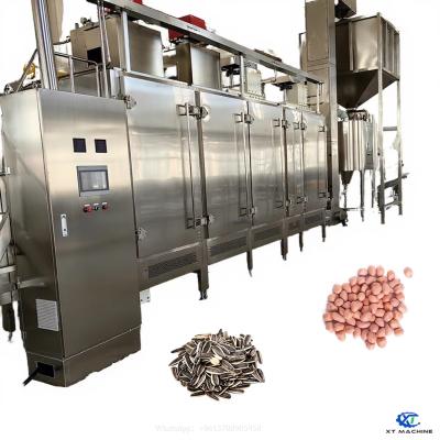 China Food Grade High Capacity Continuous Belt Roaster Machine with Cooling System for Even Baking for sale