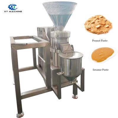 China Customizable Peanut Butter Grinding Machine with 500kg/h Capacity and 380V Three Phase Power for Nut Paste Production for sale