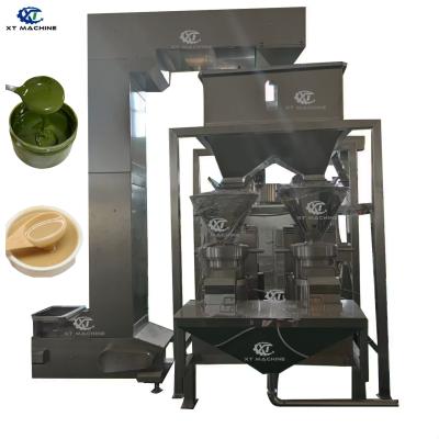 China High Speed Peanut Butter Grinder with Compact Design and 130-500kg/h Capacity for Nut Paste Processing for sale