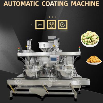 China PLC Controlled High-Speed Spinning Automatic Peanut Coating Machine 300-400kg/h for sale