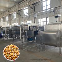 China 304 Stainless Steel Peanuts/Nuts/Broadbeans Continuous Frying Machine with Automatic Temperature Control for sale