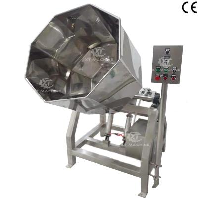 China S304 Stainless Steel Octagonal Snack Seasoning Machine with 500kg/h Capacity for Automatic Mixing for sale