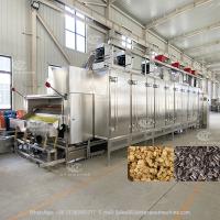 China Adjustable Temperature Continuous Nut Roasting Machine with Powerful Cooling Function for sale