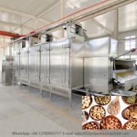 China Adjustable Temperature Continuous Nut Roasting Machine with Powerful Cooling Function for sale