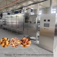 China Fully Automatic Nuts Roasting Machine Peanut Pistachio Roaster with PLC Intelligent Control for Adjustable Roasting Sections for sale