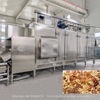 China Fully Automatic Nuts Roasting Machine Peanut Pistachio Roaster with PLC Intelligent Control for Adjustable Roasting Sections for sale