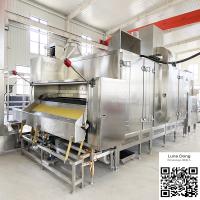 China Fully Automatic Nuts Roasting Machine Peanut Pistachio Roaster with PLC Intelligent Control for Adjustable Roasting Sections for sale