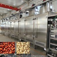 China Fully Automatic Nuts Roasting Machine Peanut Pistachio Roaster with PLC Intelligent Control for Adjustable Roasting Sections for sale