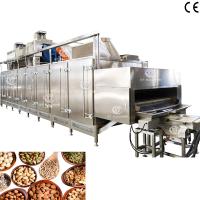 China Fully Automatic Nuts Roasting Machine Peanut Pistachio Roaster with PLC Intelligent Control for Adjustable Roasting Sections for sale