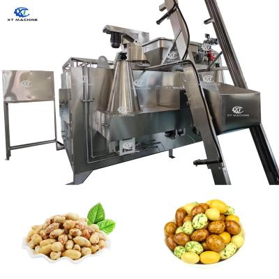 China 304 Stainless Steel Gas/Oil Fired Swing Roaster Machine with 50 kg/h Capacity for Coated Nuts for sale