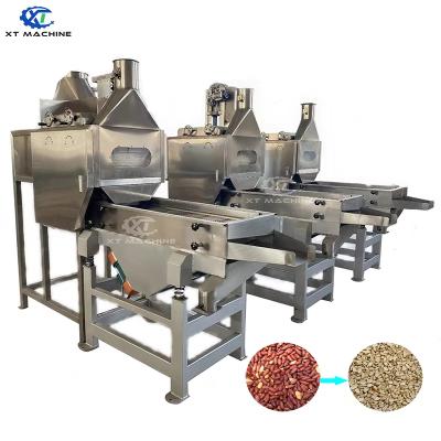 China Adjustable Rubber Belts Split Peanut Blancher with 800-1000kg/h Capacity and 98-99% Peeling Rate for Peanut Processing for sale