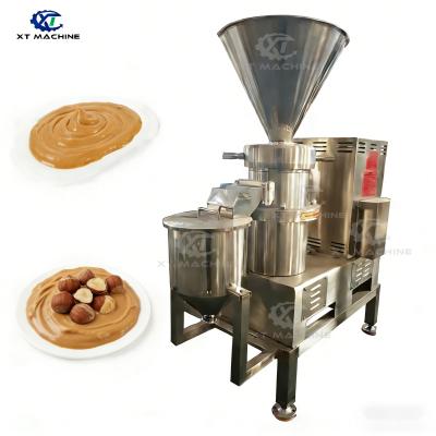 China High-Efficiency 130-500kg/h SUS304 Colloid Mill Peanut Butter Grinding Machine for Nut Butter Processing for sale