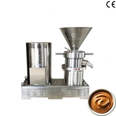 China Fully Automatic Peanut Butter Colloid Mill Sesame Grinder SS304 Stainless Steel Nut Butter Making Machine for sale