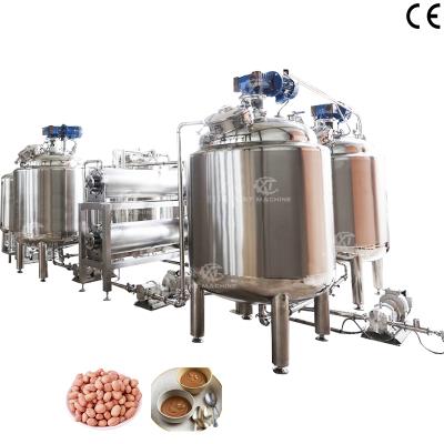 China Low Price Peanut Butter Mixing/Cooling/De-gassing Tank with Customized Processing Capacity and Heating Insulation for sale