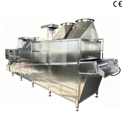 China Customizable 500kg/h-1500kg/h Roasted Peanut & Nuts Cooling Machine with PLC SUS304 Material ISO CE Certified for sale