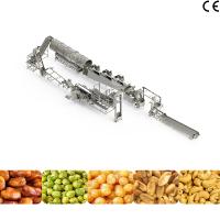 China Fully Automatic Fried Nut Snack Making Machine SS304 Frying Production Line for Nut Processing Plants for sale