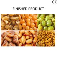 China Fully Automatic Fried Nut Snack Making Machine SS304 Frying Production Line for Nut Processing Plants for sale