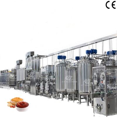 China Commercial Peanut/Cashew Nuts Butter Making Machine and Packaging With Cooling System for Nut Butter Processing Plants for sale