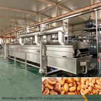 China Large Capacity High Efficiency Automatic Corn Flakes Nuts Continuous Frying Machine With CE Certification for sale