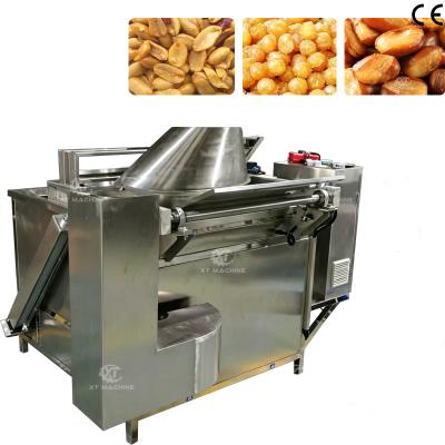 China Automatic Temperature Control Groundnut Batch Frying Machine with SUS304 Stainless Steel for Food Nut Frying for sale