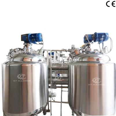 China Food Grade SS304 Peanut Butter Mixing/Cooling Tank with Customizable Volume and De-gassing Function for sale