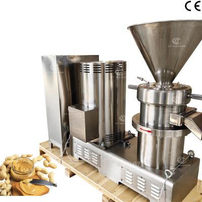China 100kg/h-200kg/h SS304 Peanut Butter Colloid Mill Cashew Pistachio Paste Grinding Machine for Efficient Nut Butter Processing for sale
