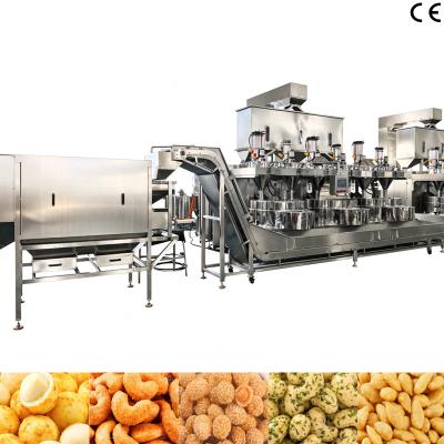 China SUS304 High Quality Automatic Dough Coated Nut Snacks Making Machine Coated Peanut Burger Making Machine for Snack Food Processing for sale