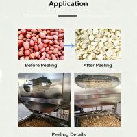 China SUS304 Automatic Peanut Slitting and Blanching Machine Air Peeling Machine for Efficient Food Processing for sale
