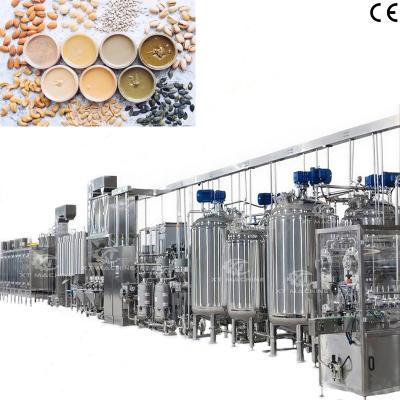 China Commercial Peanut/Cashew Nuts Butter Making Machine and Packaging With Cooling System for Nut Butter Processing Plants for sale