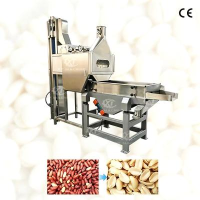 China Food Grade Split Peanut Kernel Blanching Machine Dry Peanut Peeler Low Breakage Rate for Peanut Food Processing Plant for sale