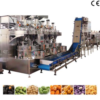 China New Technology Fried Coated Peanut Processing Equipment Nut Coating and Frying Line for sale