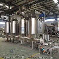 China Dry Air Peanut Blancher Machine SUS304 Construction PLC Control for Nut Deep Processing & Peanut Paste Manufacturing for sale