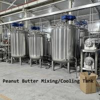 China High Quality Peanut Butter Mixing/Cooling Tank Heating and Insulation Mixing Tank with PLC Program Control for sale
