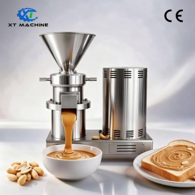China Stable Running Colloid Mill SUS304 Peanut Butter Grinding Machine for Nut Paste and Sesame Production XT Machinery for sale