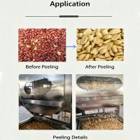 China Non-standard Customization SUS304 Split Peanut Blanching Machine Groundnut Peeling Machine for Nut Processing for sale