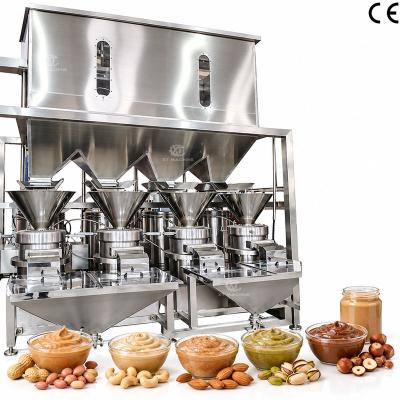 China 1000kg/h-2000kg/h SUS304 Cashews Peanut Butter Grinding Machine for Ultra-fine Grinding in Food Processing Plants for sale