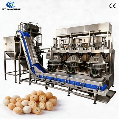 China Industrial Nut Coating Machine XT Automatic Sugar Coating Equipment for Peanut Cashew Continuous Coated Peanut Production Line for sale