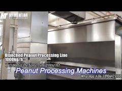 Macchina di sbiancamento dell'arachide Air Blancher New way Peanut Peeling Machine Senza polvere Superficie liscia 1000-1200kg/h