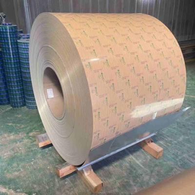 China Wooden Color Prepainted Aluminum Coil  1250mm For Ceiling Roof for sale
