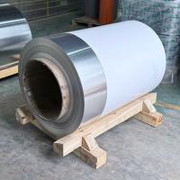Quality Pure White Prepainted Aluminum Coil 10mm To 1275mm Width lightweight for sale