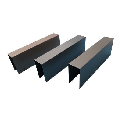 China Grey Alum Strip Ceiling Stylish Calm High End Interior Design for sale