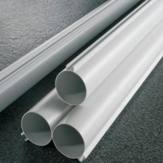 Quality Round Tube Aluminum Baffle Ceiling Circular Profile For Open Visual Effects for sale