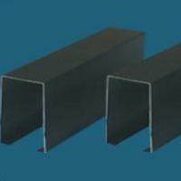 Quality Black High Grade Aluminum Strip Ceiling Powder Coating U Shaped for sale